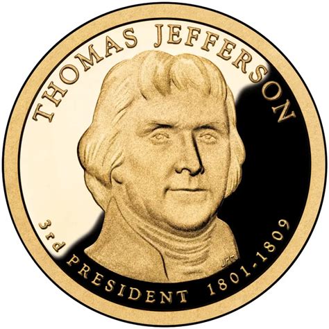 2007 S Thomas Jefferson Presidential 1 Coin Pf Cv Coins And Collectables