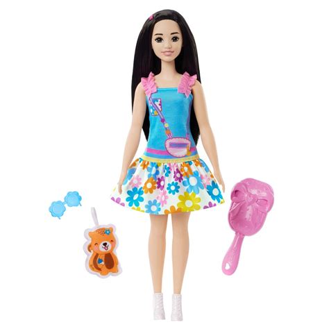 Barbie My First Barbie Doll Black Hair With Fox