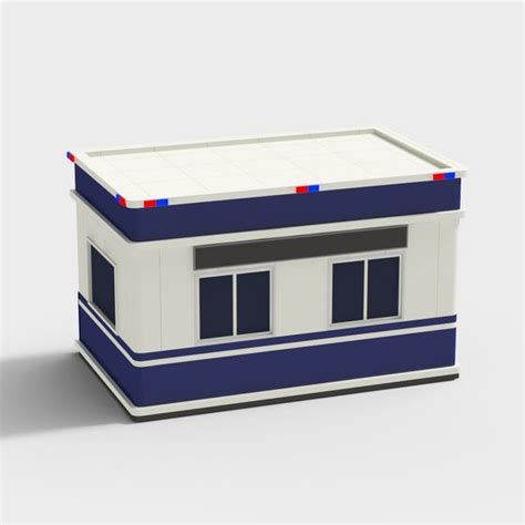 Unique Low Polygon Architectural 3d Model