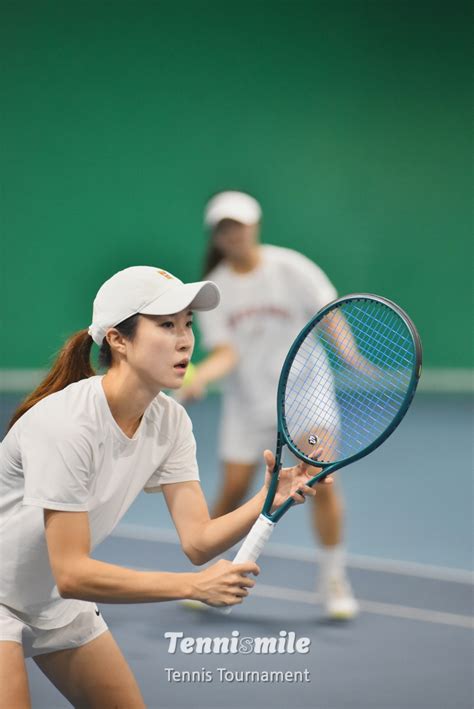 경기장면 2024 의정부시 테니스협회장배 Tennismile 실내 테니스대회여복브론즈