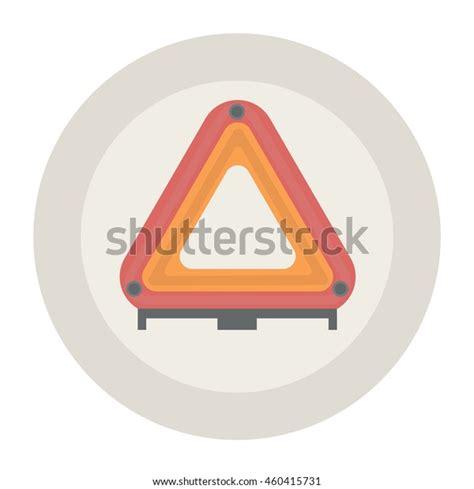 Warning Triangle Vector Illustration Stock Vector Royalty Free