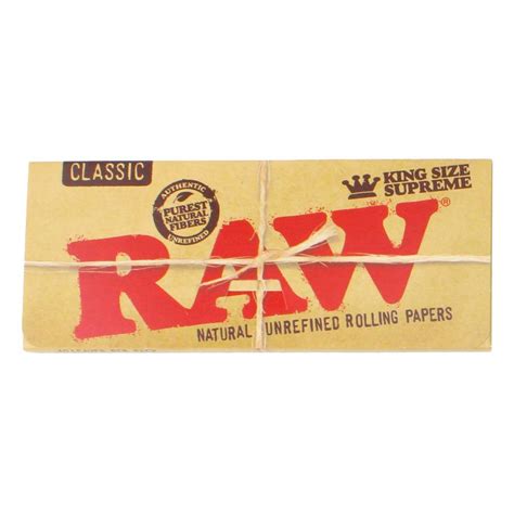 Raw Classic Rolling Papers King Size Supreme Bobo