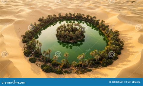 Oasis Landform Desert Generative Sandscape Siwa Oasis New