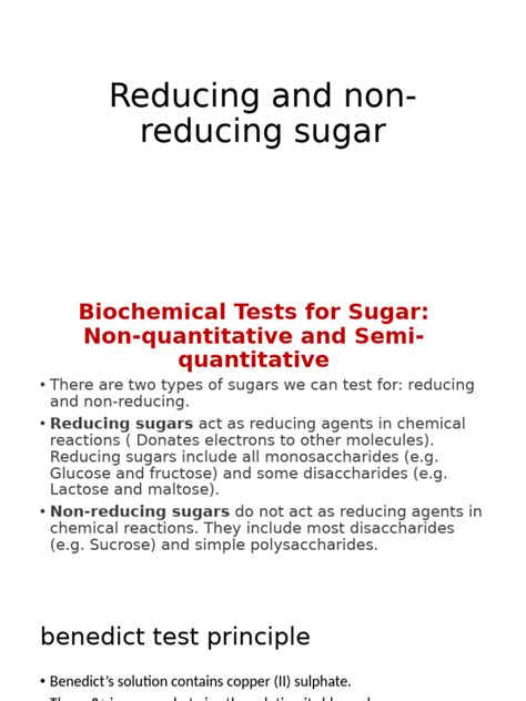 Reducing And Non Reducing Sugar 2 Pdf Carbohydrates Chemistry