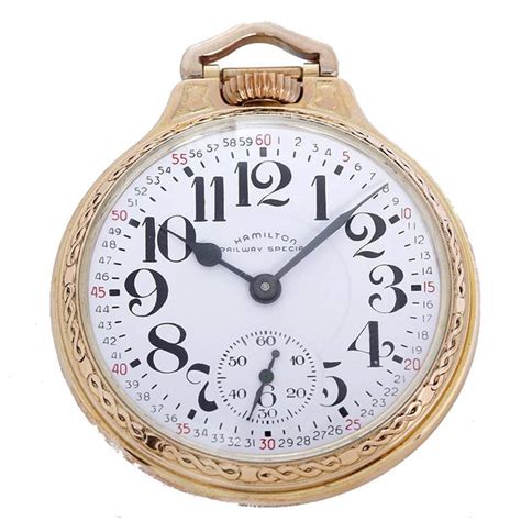 Hamilton Gold Filled 992 B Pocket Watch At 1stdibs Hamilton Pocket