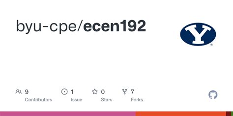 Github Byu Cpeecen192