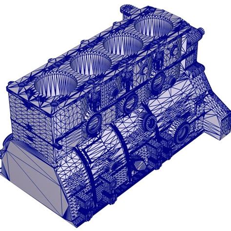 🚗 Inline 4 Cylinder Engine Block・ Stl File For 3d Printing・cults