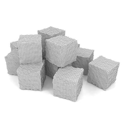 Sugar Cube Candy Food 3d Model Turbosquid 1595369