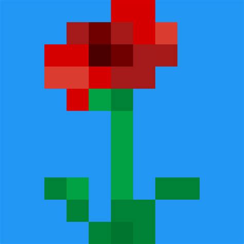 Pixilart Minecraft Poppy By Superronja123