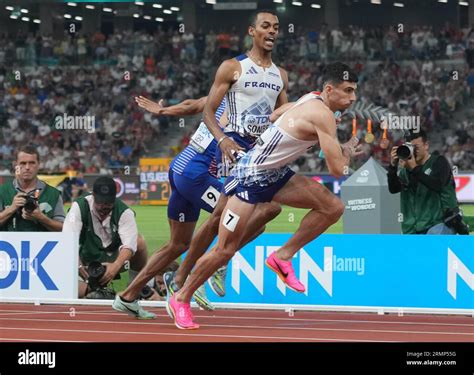 David Sombe And T O Andant Of Fra Final 4x400m Metres Relay Men During The World Championships