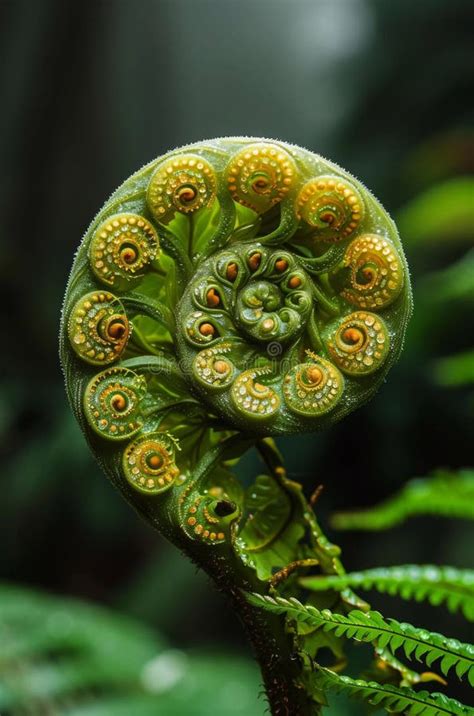 Close Up Of Fern Close Up Of Fern Leaf Leaf Stock Illustration Illustration Of Fern Easter