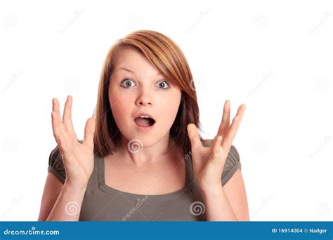 Shocking Stock Photo Image Of Hands Teen Attractive 16914004