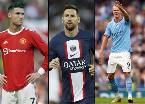Erling Haaland Vs Cristiano Ronaldo And Lionel Messi Stats At 22