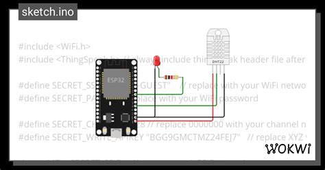 Thinkspeak Wokwi ESP32 STM32 Arduino Simulator