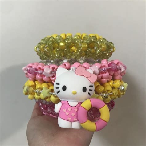 Hello Kitty Kandi Cuff 💗 R Kandi