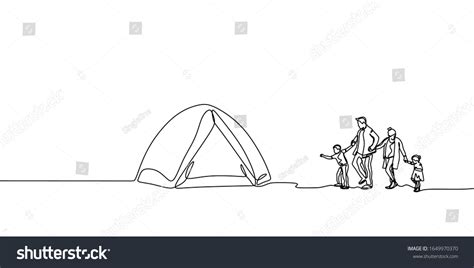 Line Drawing Tent 4 650 Images Photos Et Images Vectorielles De