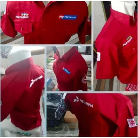 Jual Baju Pertamina Kemeja Pertamina Seragam Pertamina Pdh Pertamina