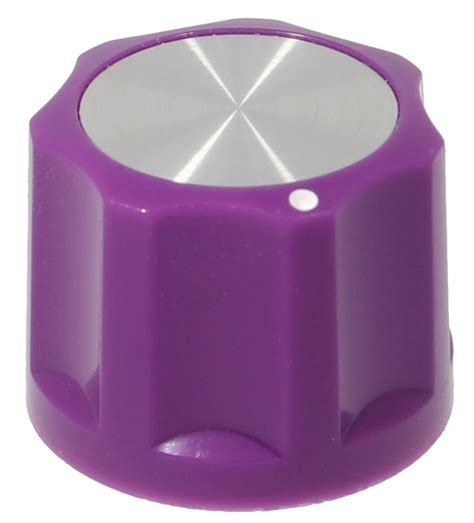 Synth Knob Synthie 3 Violet Synthie 3 Plastic Metal Knobs