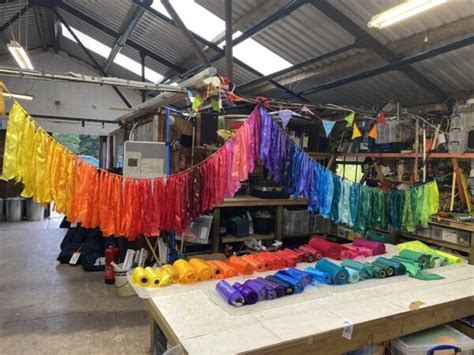 Raggle Taggle Rainbow Bunting 5 M Lengths With 320 Strips The Event Flag Hire Company Ltd