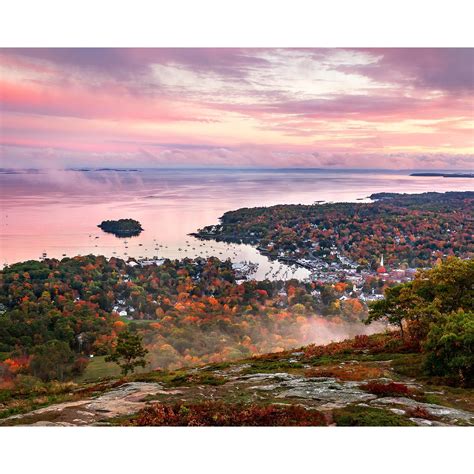 Camden Maine Photo Moody Camden Sunset View Camden Maine Photography