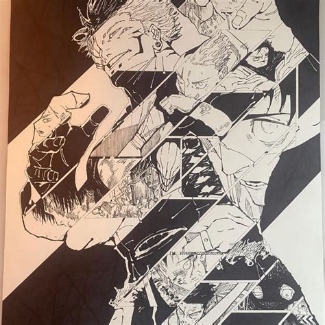 Yuji Itadori Manga Panels Etsy