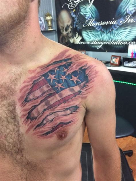 American Flag Tattoos For Men Ideas And Designs For Guys