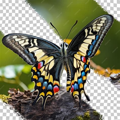 Premium Psd Papilio Demodocus Also Called Citrus Swallowtail Or
