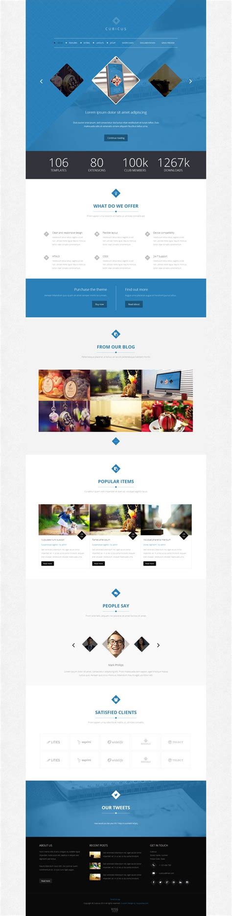 Cubicus Multipurpose Joomla Template