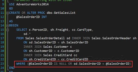 德瑞克SQL Server 學習筆記 Case Study Parameter Sniffing with OR Operator issue 當 Parameter