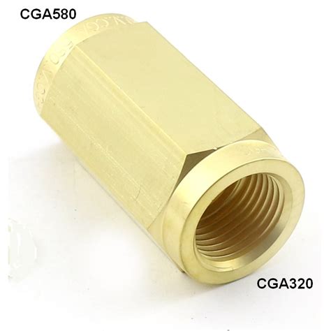 Weldingcity® Cylinder Adapter Cga 320 Cga 580 For Carbon Dioxide