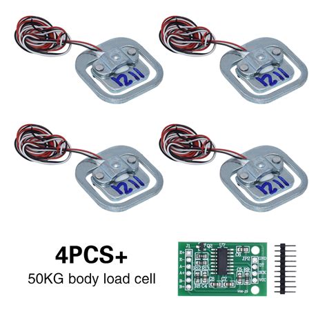 50kg Human Scale Load Cell Weight Sensorshx711 Ad Module Body Load