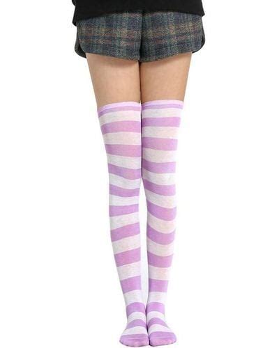 Light Pink Stockings For Women Lyst