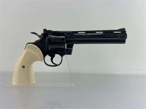 Colt Python 357 Magnum Cal Revolver With Original Box Matthew Bullock Auctioneers