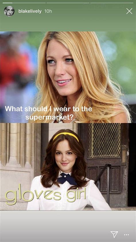 Blake Livelys Version Of The Meme Gossip Girl Title Remixes Go
