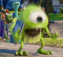 Mike Wazowski Stare  Mike Wazowski Stare Looking Around Discover