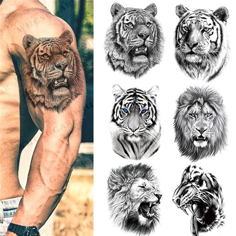 Lions And Tigers And Bears Tattoo