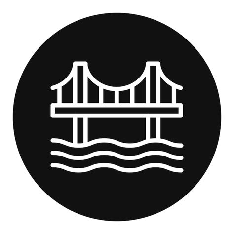 Premium Vector Bridge Vector Illustration