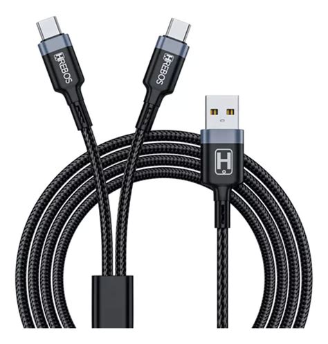 Cable Turbotejido Hrebos De M Y Clavijas Tipo C Mercadolibre