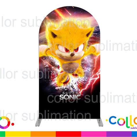 Sonic Hedgehog Arch Cover Etsy