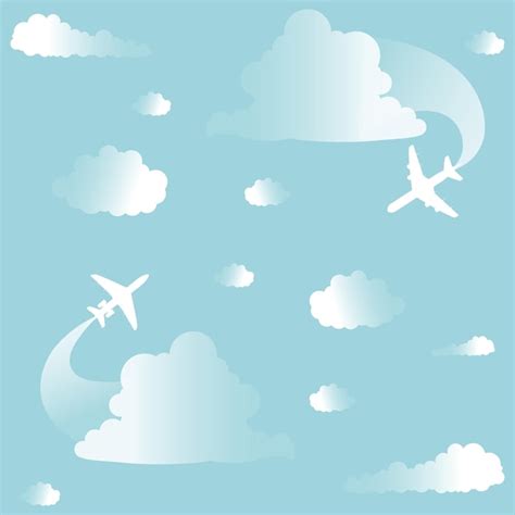 Premium Vector Aircraft Pattern