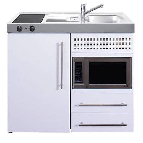 Juvel Premiumline Minikøkken M Køl Frys Keram Kogepl Microovn Og Vask 100 Cm