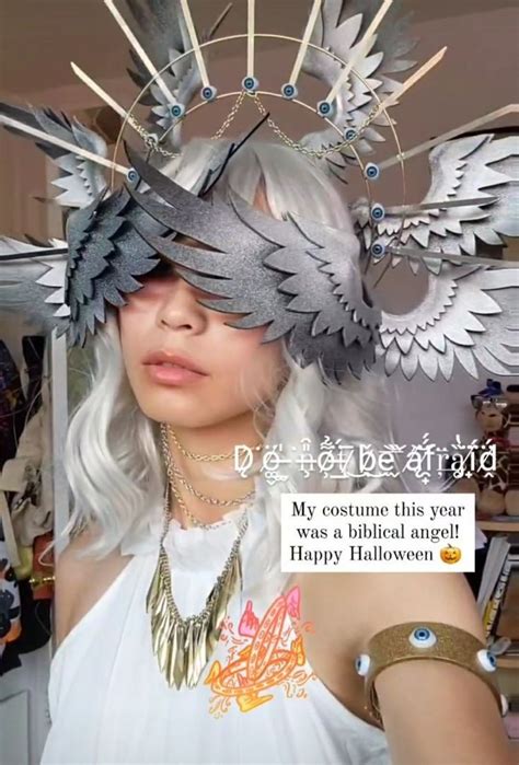 Angel With Wings Over Eyes Biblically Accurate Angels Cosplay