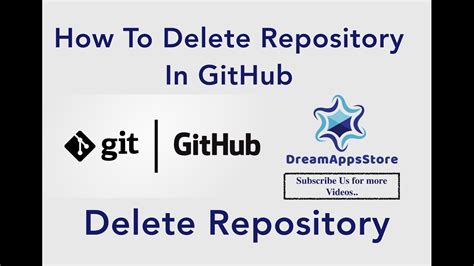 Delete Repository How To Delete Repository In Github Git Tutorial