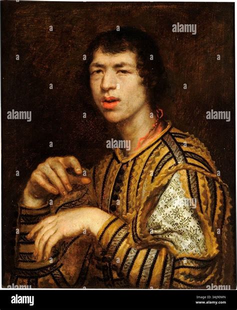 Justus Sustermans Portrait The Court Jester Meo Matto Depicts The Humorous Figure Of Meo