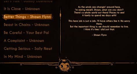 Better Things Bendy Wiki Fandom