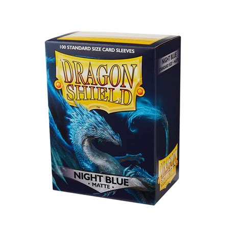 Dragon Shield Sleeves Standard Matte Night Blue 100 Ct The