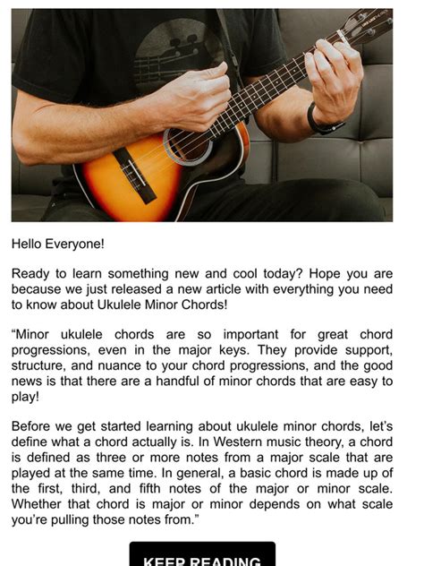 Uke Like The Pros Everything You Need To Know About Ukulele Minor Chords Milled