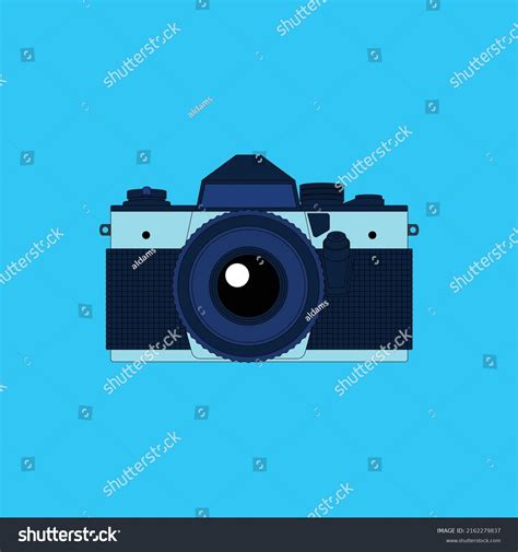 Vintage Analog Camera Vector Illustration Stock Vector Royalty Free