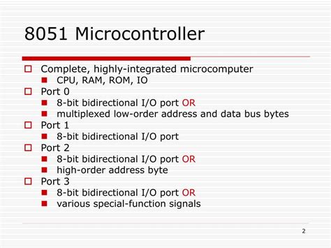 Ppt Assembler Language 8051 Powerpoint Presentation Free Download