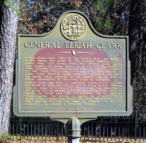 General Elijah Clark Georgia Historical Society